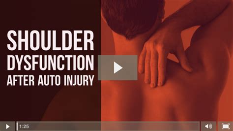 Videooftheweek Shoulderdysfunctionafterautoinjury Chiropractic