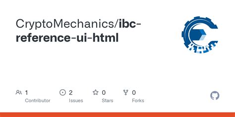 GitHub CryptoMechanics Ibc Reference Ui Html