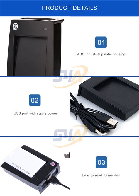 Desktop Rfid Reader 125khz Proximity Card Reader Issuing With Usb