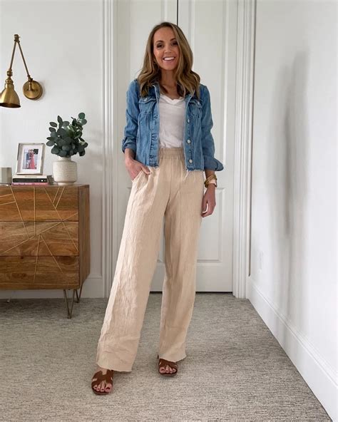4 Linen Pants Outfits For Spring And Summer Merricks Art