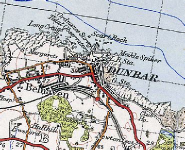 History Of Dunbar In East Lothian Map And Description