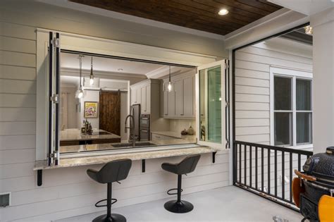 Custom Traditional In Mount Ulla Kitchen Pass Through Window