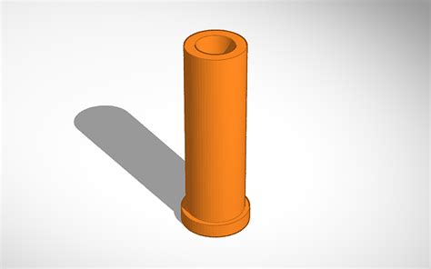 3d Design Hollow Rod With Cap V3 Tinkercad