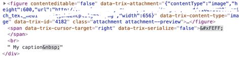 Attachment Caption Text Gets Moved Outside Of Figcaption Tag · Issue