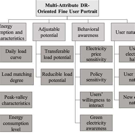 multi attribute evaluation index system for dr oriented user portrait