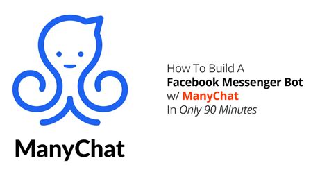 how to build a facebook messenger bot w manychat crazy eye marketing