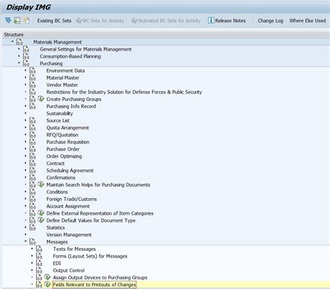 How Print Relevant Purchasing Document Changes Tri SAP Community