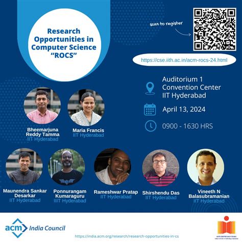 department of cse iit hyderabad on linkedin acm research cse rocs
