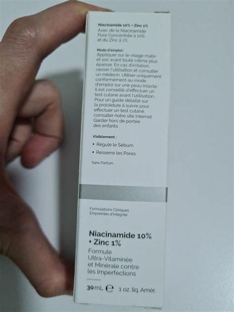 Niacinamide 10% + zinc 1%, Beauty & Personal Care, Face, Face Care on ...