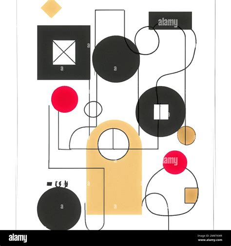 An Abstract Digital Illustration Of An Image Made Of Geometric Figures On A White Background