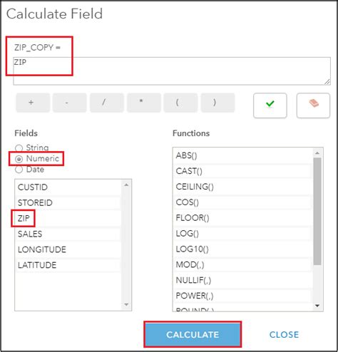problem unable to specify a double field when configuring feature