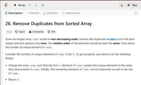 Leetcode Cpp Coding Programming Pratyush Mishra