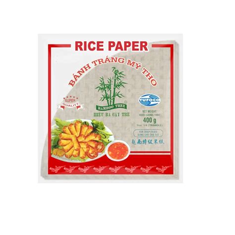 Rice Paper For Frying 22cm 400g Bamboo Tree