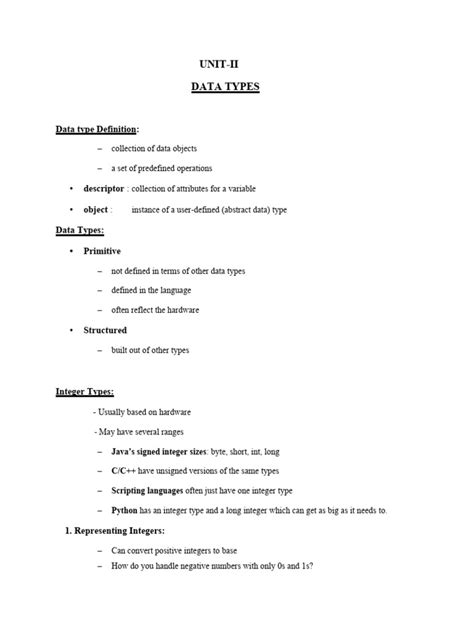 ppl unit 2 pdf pointer computer programming data type
