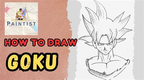 How To Draw Goku Step By Step Tutorial YouTube