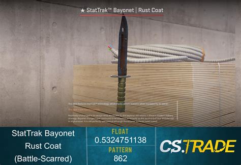 Bayonet Rust Coat Cs Go And Cs2 Skin Cs Trade Wiki