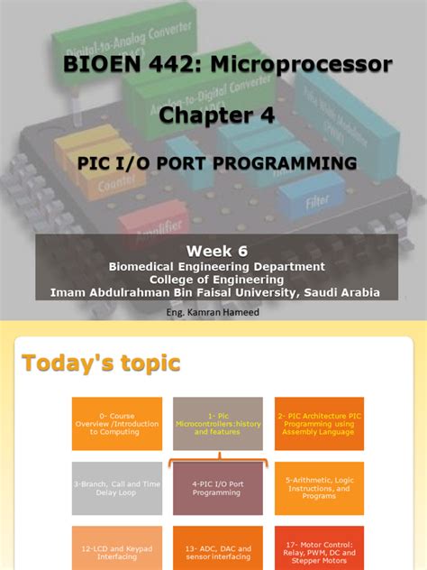 Microcontroller Lecture 6edited Pdf Inputoutput Integrated