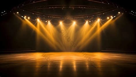 Empty Concert Stage Background