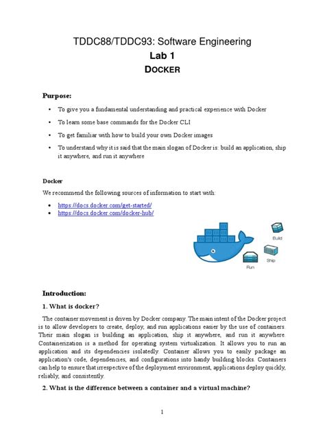 lab 1 dockerlab pdf pdf cloud computing virtual machine
