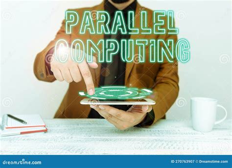 inspiration showing sign parallel computing business approach