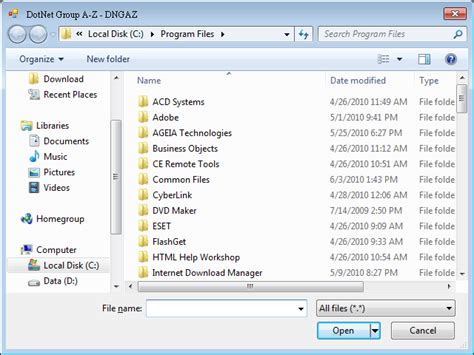 Sử Dụng Openfiledialog
