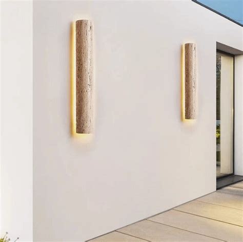 Luxely Ip65 Outdoor Travertine Wall Light Luxelylight