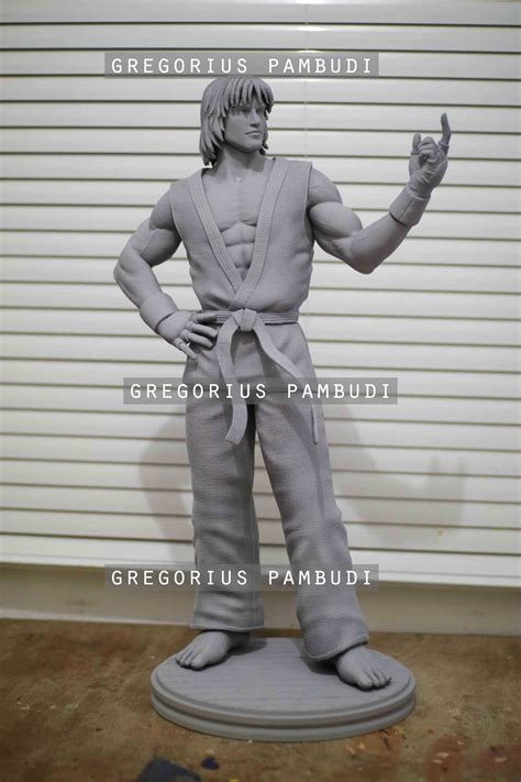 Ken Street Fighter Fan Art Statue 3d Printable 3d Model 3d Printable