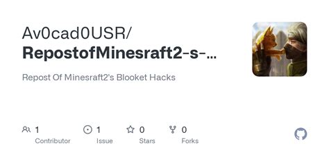 GitHub Av0cad0USR RepostofMinesraft2 S Blooket GUI Pls No Hate Repost Of Minesraft2 S