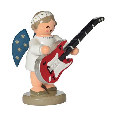 Angel With Electric Guitar Erzgebirgskunst Shop
