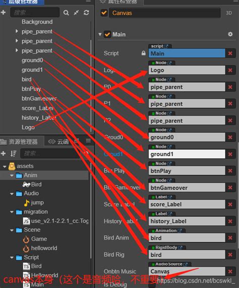 Cocoscreator像素鸟小游戏实现（有源码）超详细教程 Ts实现小游戏 零基础开发cocos 像素小鸟源码 Csdn博客