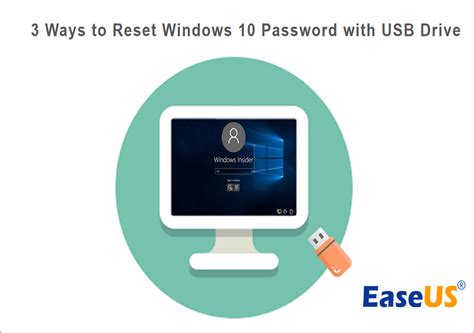 How To Reset Windows 10 Password With Usb Drive 3 Tutorials