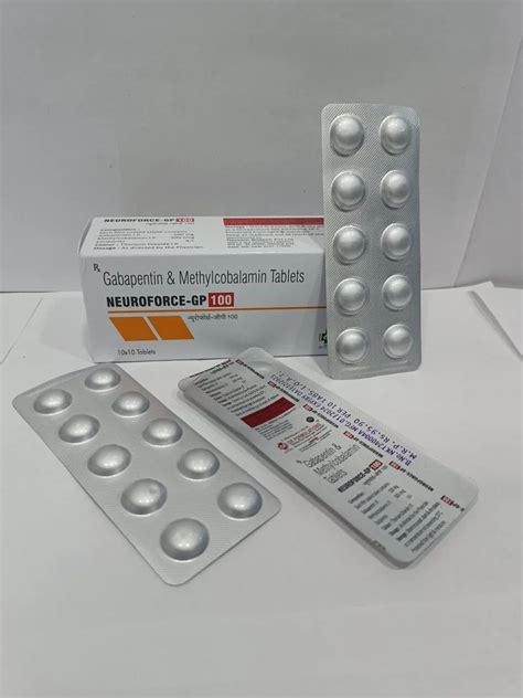 Gabapentin Methylcobalamine Tablet At Best Price In Baddi