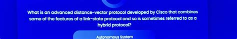 Solved What Is An Advanced Distance Vector Protocol