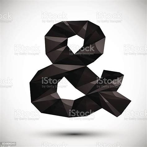블랙 앰퍼샌드 기하학적 3d 아이콘크기 이루어진 현대적인 스타일 3차원 형태에 대한 스톡 벡터 아트 및 기타 이미지 3차원 형태 개념 개념과 주제 Istock