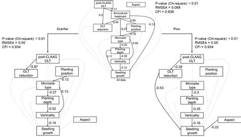 Path Analysis Summarizing The Direct And Indirect Correlations