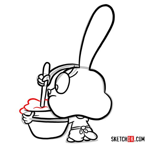 How To Draw Ambrosia The Green Furred Apprentice From Chowder