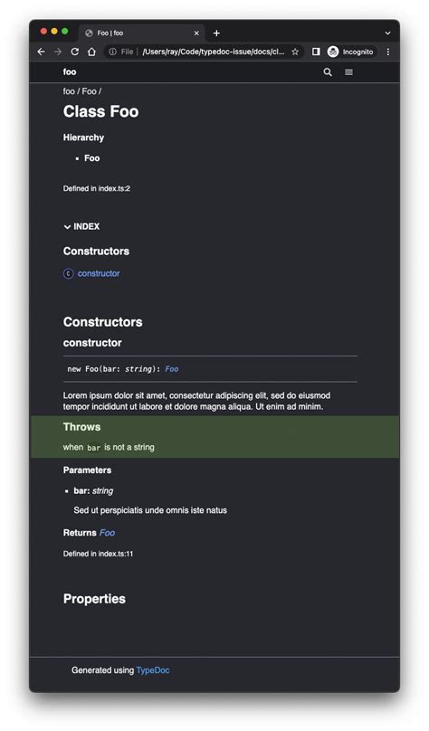 `throws` Is Ignoring Built In Errors · Issue 2117 · Typestrong
