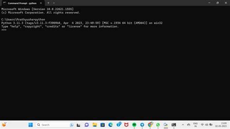 prathyusha busireddy on linkedin task 1 install python and vscode