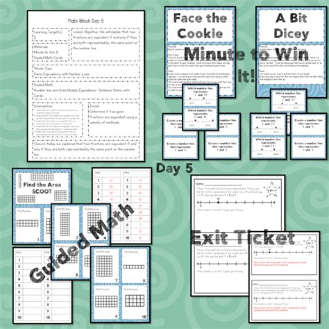Fractions Equivalency And Comparisons 3rd Grade Math Lesson Plans Teks