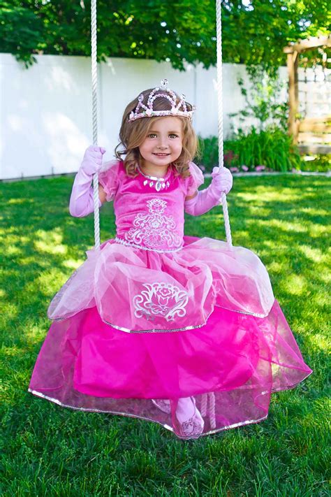Little Adventures Deluxe Pink Princess Dress Up Costume
