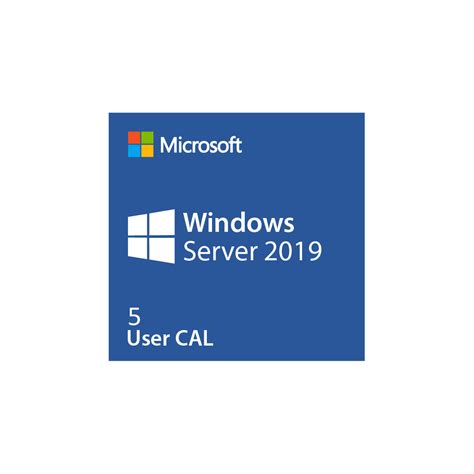 Microsoft Windows Server Cal 2019 5 User Cal Oem