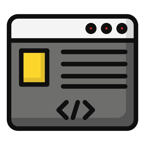 Coding Generic Outline Color Icon Coding Generic Outline Color Icon