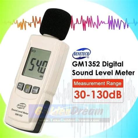 Jual Noise Level Meter GM1352 Alat Ukur Kebisingan Sound Decibel DB Desibel Jakarta Pusat