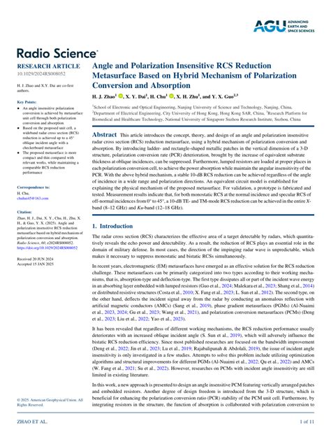 Angle And Polarization Insensitive Rcs Reduction Metasurface Based On