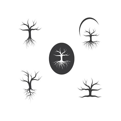 Premium Vector Tree Without Leaf Icon Logo Template Vector Design