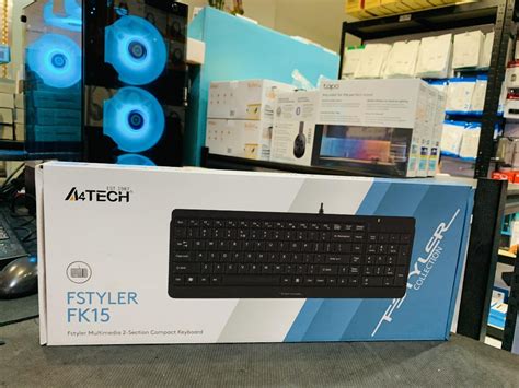A4Tech Fstyler FK15 2 Section Compact Keyboard USB On Carousell