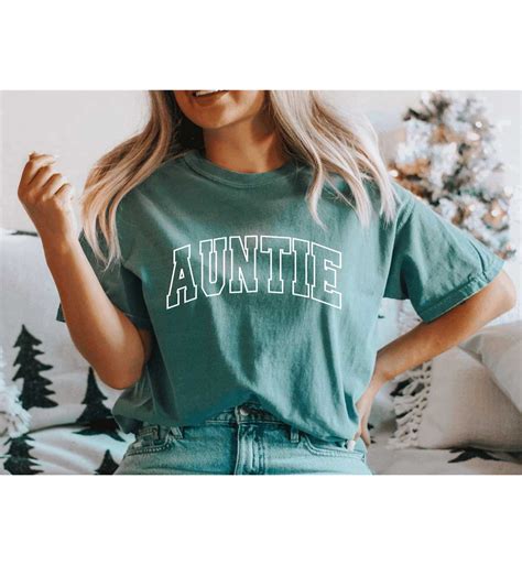 Comfort Color Aunt Shirt Aunt Shirt Auntie Shirt Pregnanc Inspire Uplift