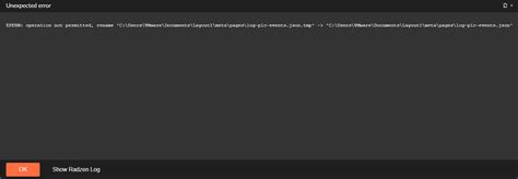 Unexpected Error Eperm Blazor Server Radzen