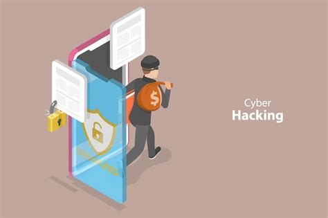 Premium Vector 3d Isometric Flat Vector Conceptual Illustration Of Cyber Hacking