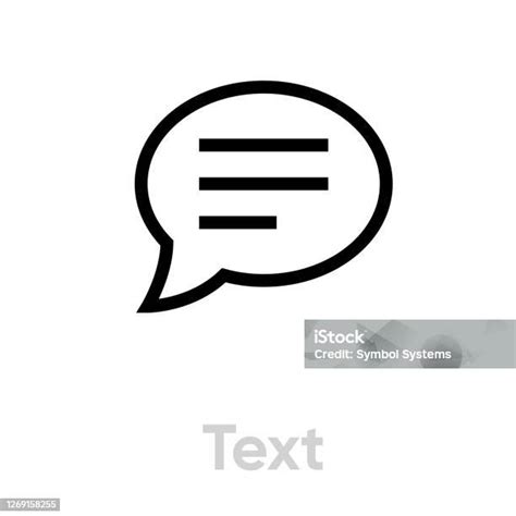 텍스트 채팅 및 메시지 아이콘입니다 편집 가능한 선 벡터입니다 벡터에 대한 스톡 벡터 아트 및 기타 이미지 벡터 아이콘 의사소통 Istock